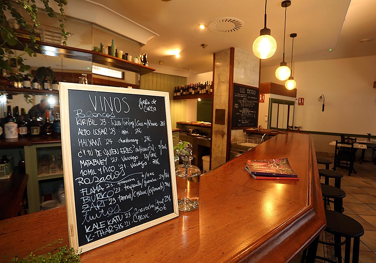 Cocina mestiza y vinos naturales se unen en Lua Bistro | El Diario Vasco